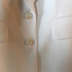 Alex Marie | Jackets & Coats | Alex Marie White Pinstripe Blazer Nwt ...